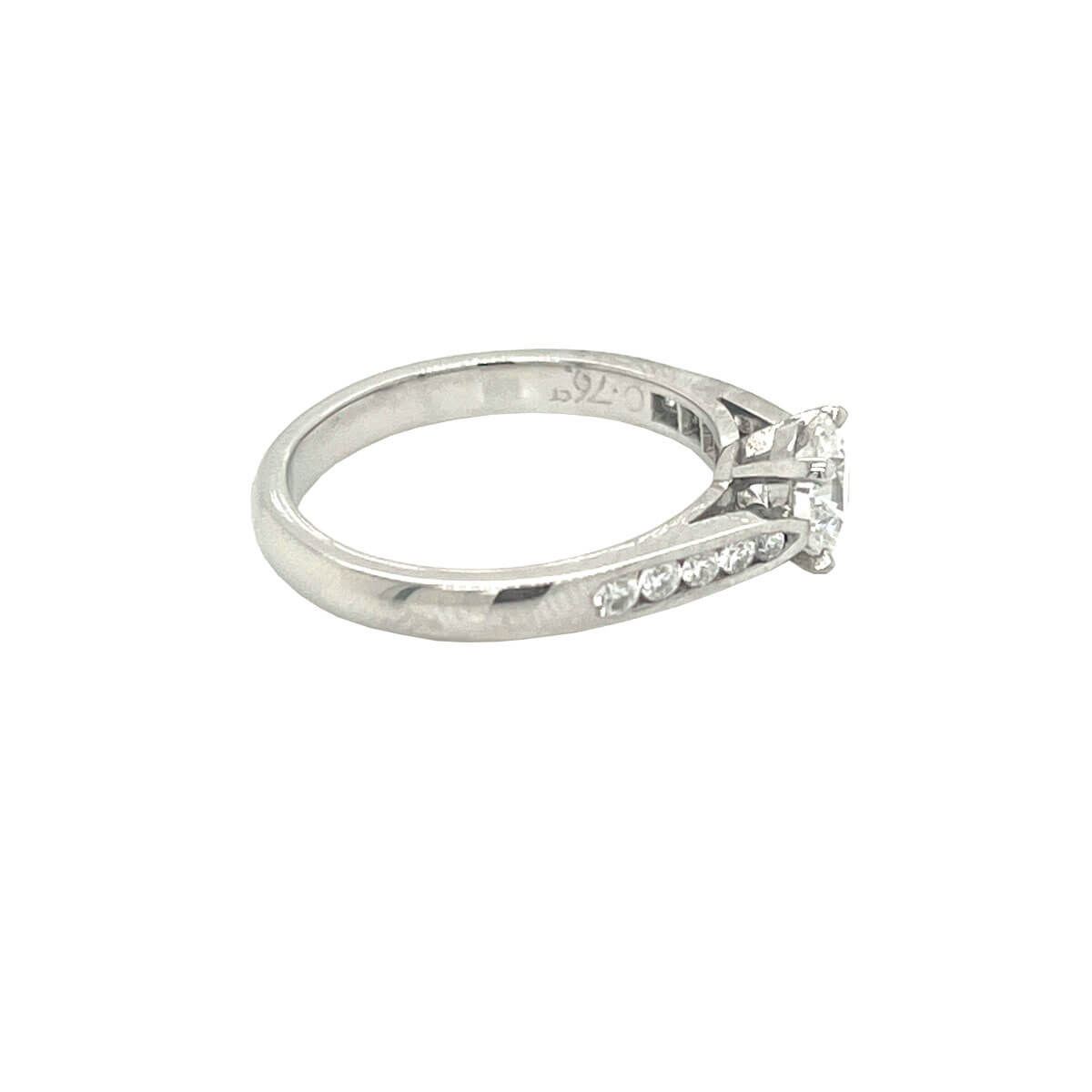 0.76ct Round Brilliant Cut Diamond Solitaire Ring | Cry For The Moon
