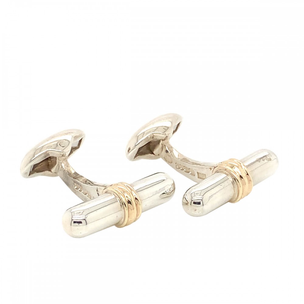 Sterling Silver Torpedo T bar Cufflinks | Cry For The Moon