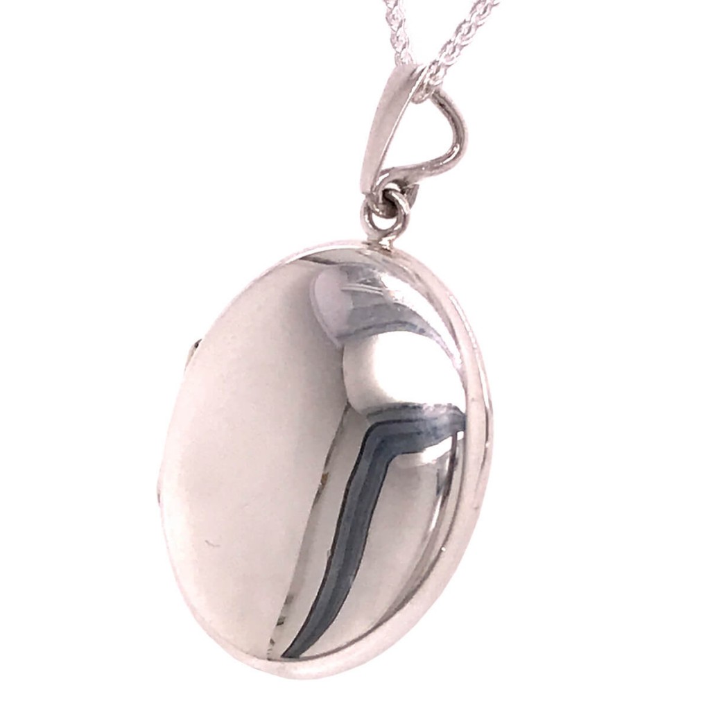 Sterling Silver Locket & Chain | Cry For The Moon